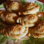 Home Made Borekas with Cheese and Potato Filling