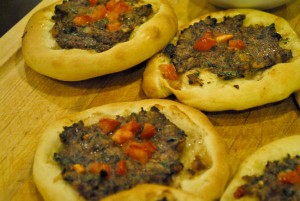 Turkish Spiced Ground Lamb Pizza