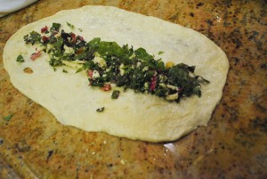 Traditional Boyos with Swiss Chard and Cheese