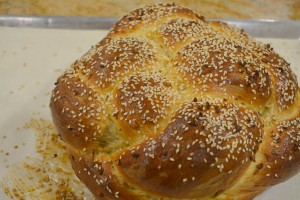 Saffron and Dried Fruit Challah